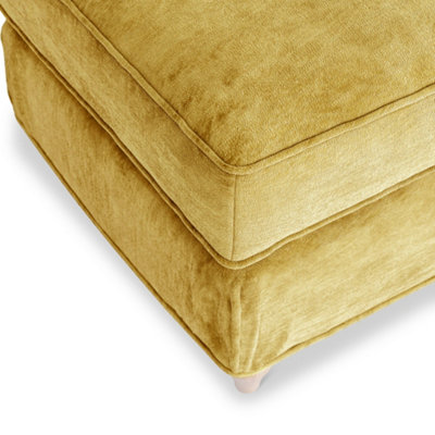 ALFIE GOLD FOOTSTOOL FOR LIVING ROOM - FULLY ASSEMBLED BY ROSELAND ...