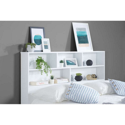Alfie Small Double Storage Bed In White