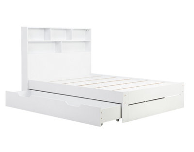 Alfie Small Double Storage Bed In White