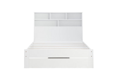 Alfie Small Double Storage Bed In White