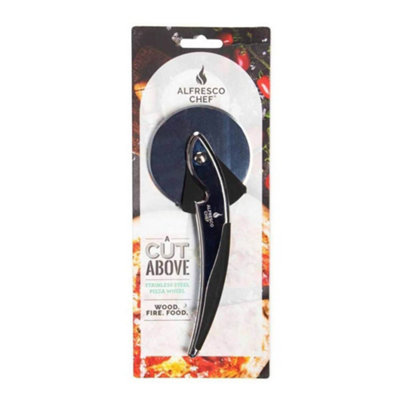 Alfresco Chef Premium Stainless Steel Pizza Cutter Slicer Wheel with ...