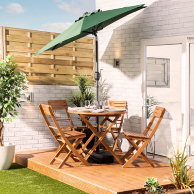 ALFRESIA GREEN 2.7 METRE GARDEN PARASOL