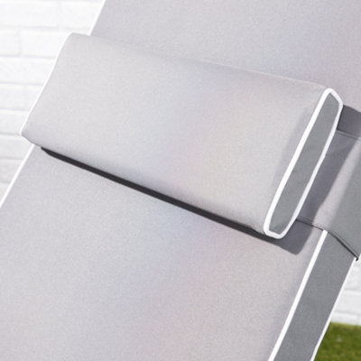 Alfresia Grey Luxury Relaxer Garden Cushion
