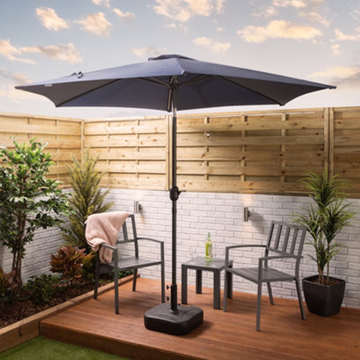 Alfresia Navy Blue 2.7 Metre Garden Parasol