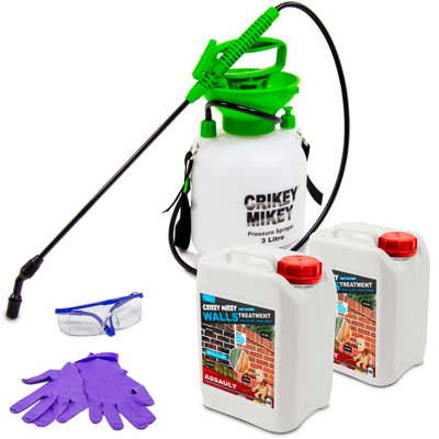 ALGAE, LICHEN & MOULD Crikey Mikey Walls Treatment 10L Kit