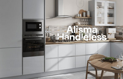 B&q handleless kitchen store