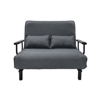 Alivio 2-In-1 Double Folding Sofa Bed with 6-Level Adjustable Backrest