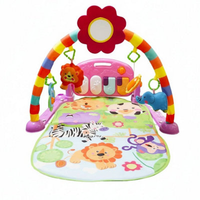 Alivio Colourful Baby Play Mat, Kick and Play Baby Gym Mat Playmat with ...