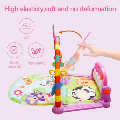 Alivio Colourful Baby Play Mat, Kick and Play Baby Gym Mat Playmat with ...