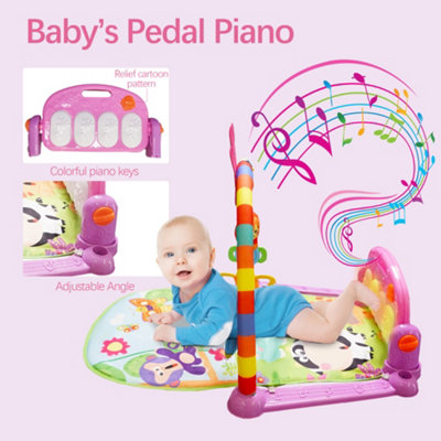 Alivio Colourful Baby Play Mat, Kick and Play Baby Gym Mat Playmat with ...