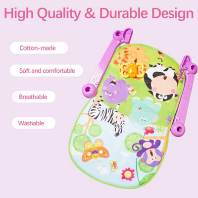 Alivio Colourful Baby Play Mat, Kick and Play Baby Gym Mat Playmat with ...