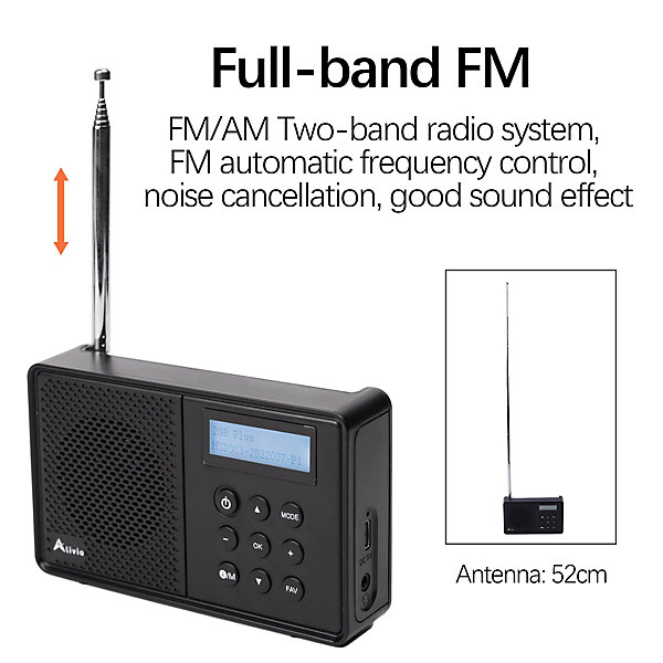 Alivio DAB/DAB+ Digital FM Radio with Bluetooth, DAB Radio Mains ... Alivio DAB/DAB+ Digital FM Radio with Bluetooth, DAB Radio Mains ...