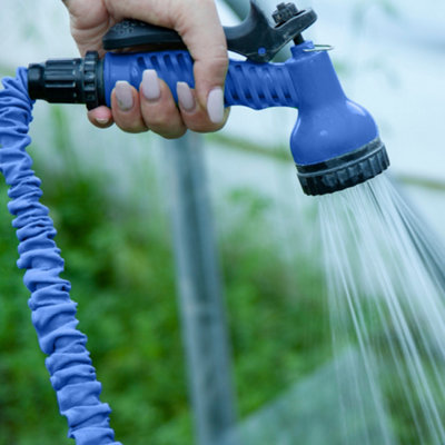 Alivio Expandable Garden Hose Pipe 100ft with 7 Spray Functions, Spray ...