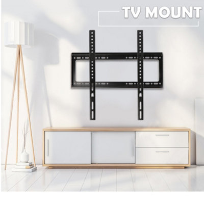 Alivio Fixed TV Wall Bracket Stand 26 50 inch Screen Slim LED LCD Television Mounts