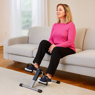 Alivio Portable Mini Exercise Bike Pedal Home Pedal Arms Legs Workout
