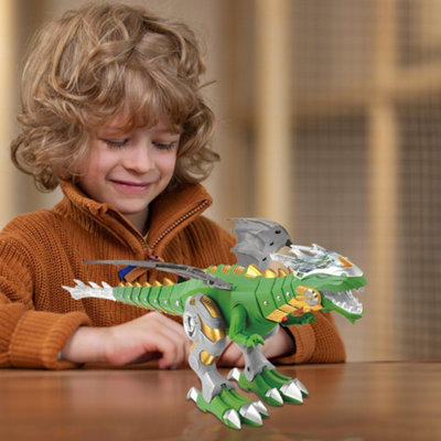 Alivio Walking Spraying Dinosaur Toy, Fire Breathing Water Spray with ...