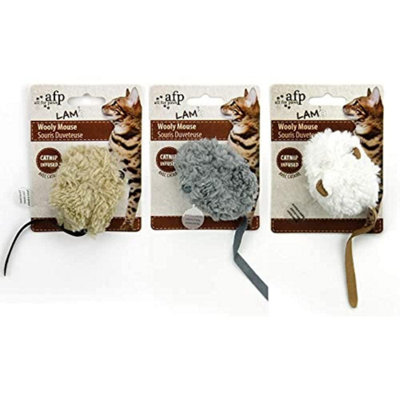 All For Paws Lamb Wooly Mouse Mixed Colours | DIY at B&Q