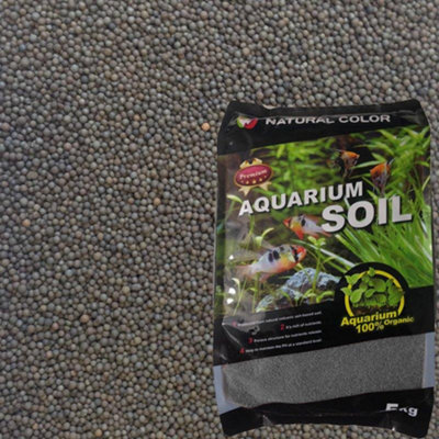 All Pond Solutions Natural Colour Volcanic Substrate Black 1-2mm 5kg ...
