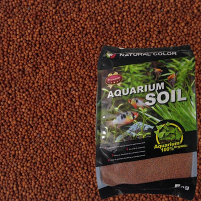 All Pond Solutions Natural Colour Volcanic Substrate Red 1-2mm 5kg