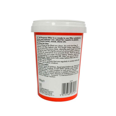 ALL PURPOSE FILLER White 600g Smooth Ready Mixed Interior Exterior Use ...