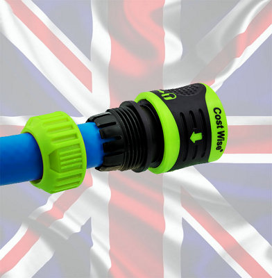 ALL-PURPOSE YELLOW GARDEN HOSE - REINFORCED WITH SNAP-LOCK GREEN ...