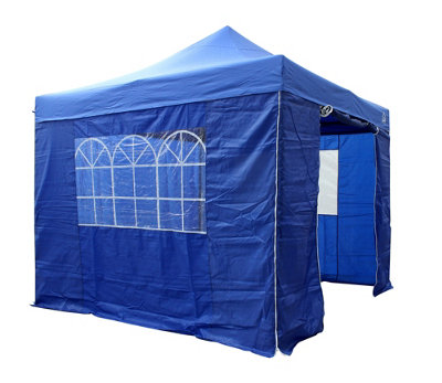 All Seasons Gazebos 3x3 Full Waterproof Pop Up Gazebo with 4 ...