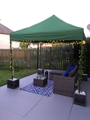 All Seasons Gazebos 3x3 Fully Waterproof Pop up Gazebo With Accessories ...