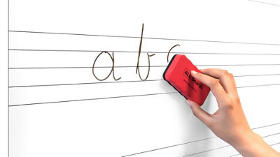 ALLboards 80x95cm magnetic dry-wipe overlay sheet - Staff