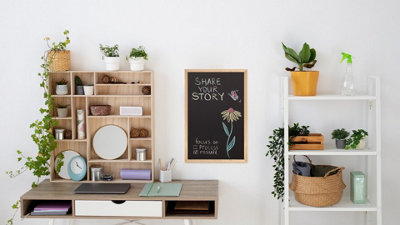 ALLboards Chalkboard 60x40 cm with a wooden frame ECO