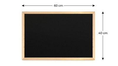 ALLboards Chalkboard 60x40 cm with a wooden frame ECO