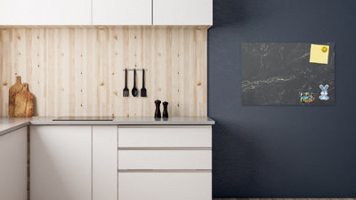 ALLboards Magnetic Boards MetalBoard BLACK MARBLE, BLACK GOLDEN ...