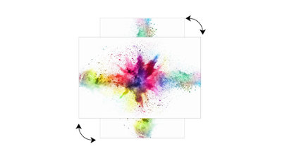 ALLboards Magnetic Boards MetalBoard COLOR SPLASH 60x40cm a Magnetic ...