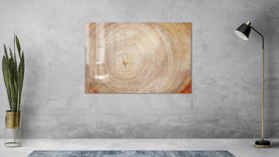ALLboards Magnetic Glass Board WOOD GRAIN TREE STUMP TRUNK WOOD SLICE ...