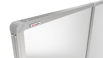 ALLboards Magnetic Whiteboard Display Case with Aluminium Frame ...