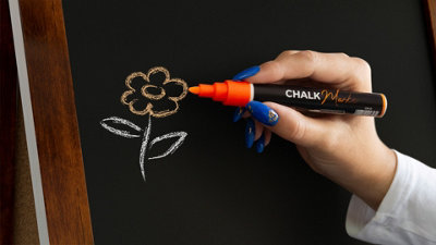 ALLboards Pavement Chalkboard black with wooden frame 100x60cm