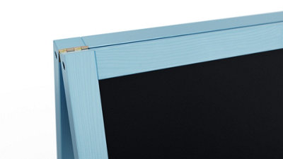 ALLboards Pavement Sign with Blue Varnished Wooden Frame 118x61cm ...