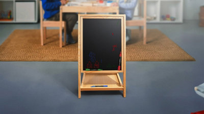 ALLboards Rotating Drawing Board for Children, Chalk and Magnetic ...