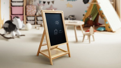 ALLboards Rotating Drawing Board for Children, Chalk and Magnetic ...