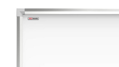 ALLboards Whiteboard dry erase magnetic surface aluminium frame 120x90 ...