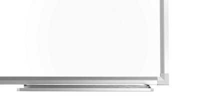 ALLboards Whiteboard dry erase magnetic surface aluminium frame 180x90 ...