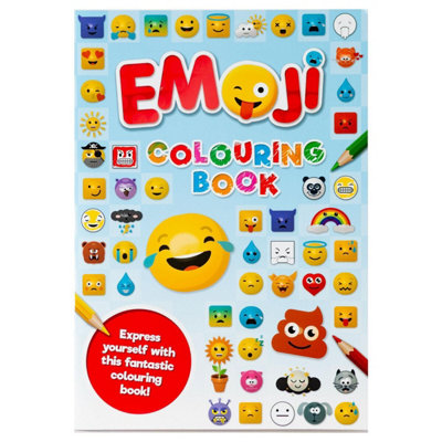 Alligator Emoji A4 Colouring Book Multicoloured (One Size)