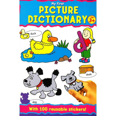 Alligator My First Picture Dictionary Sticker Book Multicoloured (One Size)