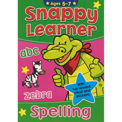 Alligator Snappy Learner Spelling With Fun Activity Book Multicoloured ...