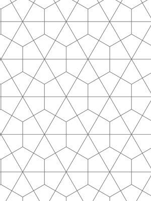 Alloy Backsplash Geometric Kitchen Splashback 600mm x 800mm x 4mm