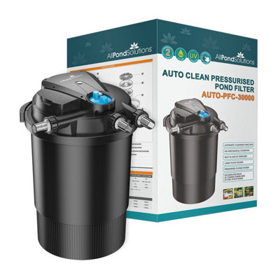 AllPondSolutions Auto Cleaning Pressurised Pond Filter AUTO-PFC-30000 ...