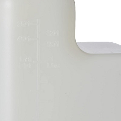 ALM 1L Fuel Mixing Bottle 2 Stroke Petrol Ratio Bottle