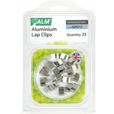 ALM - Aluminium Lap Clips - GH012 (Pack of 25)