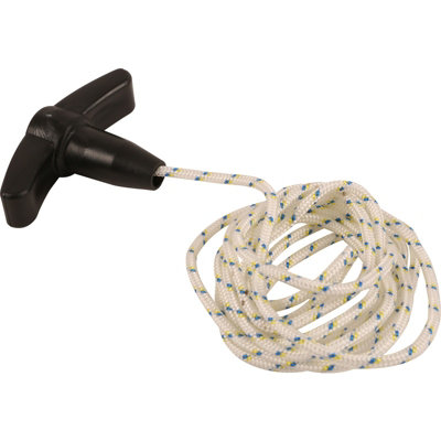 ALM GP033 Pulley Handle & Rope White/Black (2m x 3.5mm) | DIY at B&Q