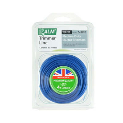 ALM Medium Duty Trimmer Line Blue (One Size) | DIY at B&Q