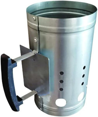Almineez Charcoal Chimney Starter BBQ Grill Lighter Barbecue Fire ...